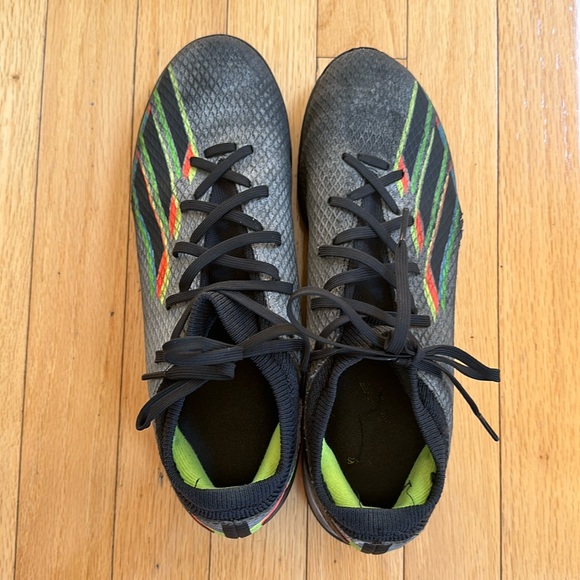 adidas | Shoes | Adidas Size 9 Mens Indoor Cleats Multicolor | Poshmark